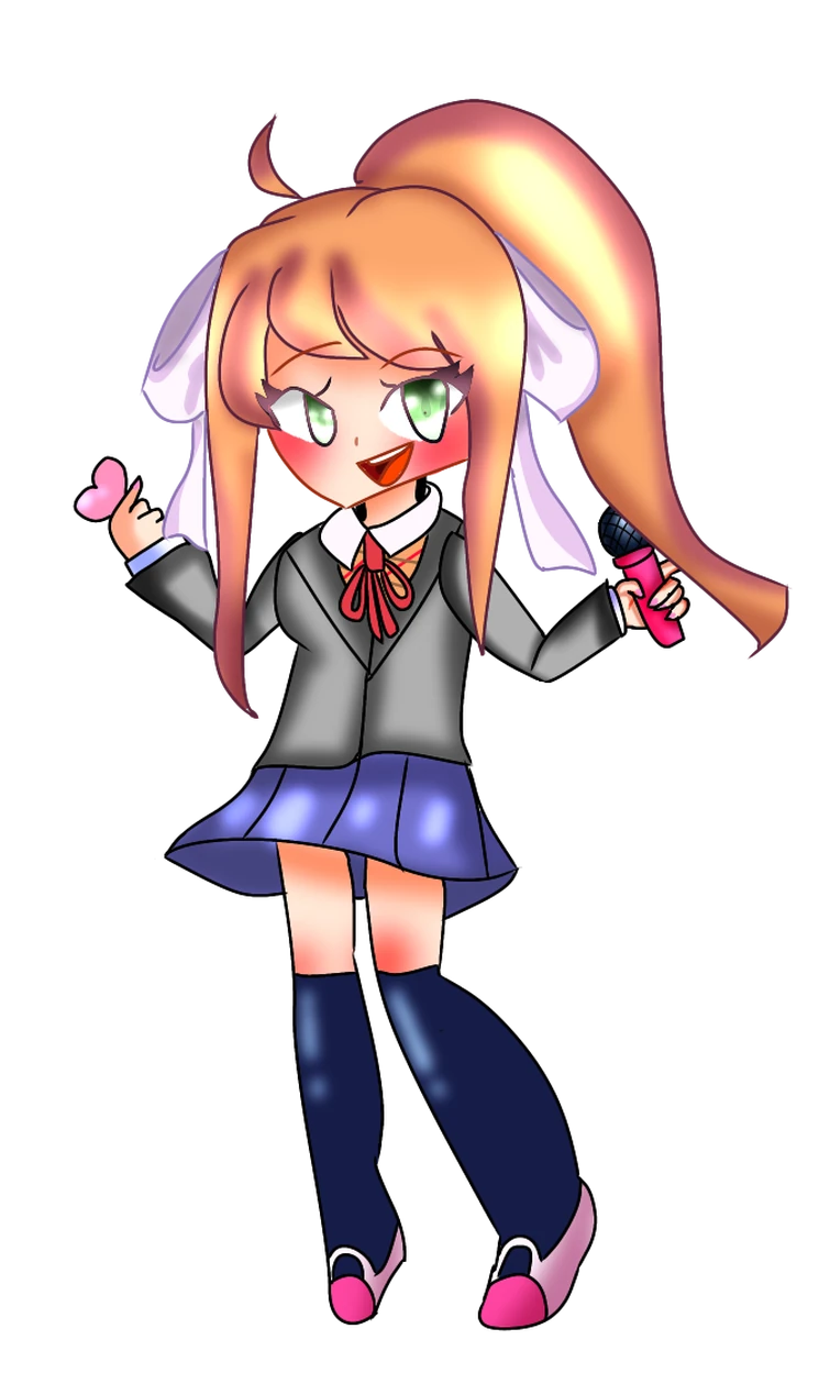 HD Monika in my style! | Fandom