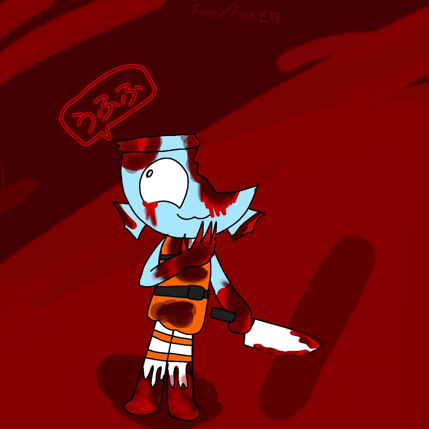 ** TW :: BLOOD** finn looks really scary | Fandom