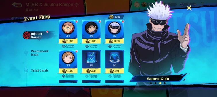 "For about half month, I've farmed my Vanguard Coins for this moment ...
