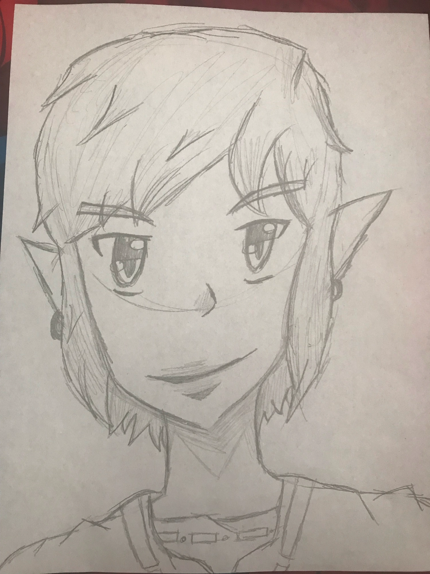 botw link drawing | Fandom