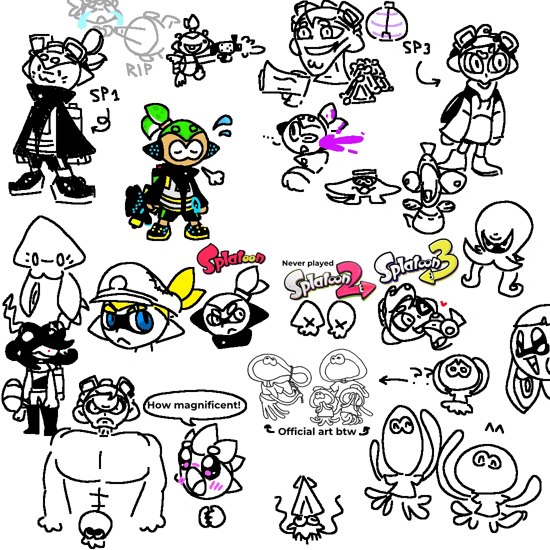 Guys I think I might like Splatoon (art stuff idk) | Fandom