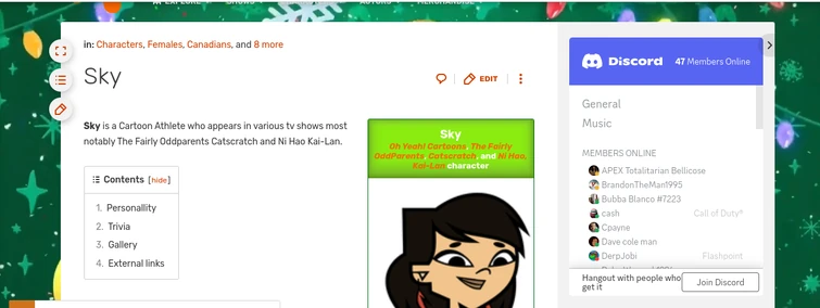 WHY IS SKY IN THE NICKIPEDIA WIKI?!?! | Fandom