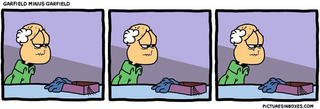 Sad Garfield comics (mostly fan stuff) also idk why I posted this | Fandom