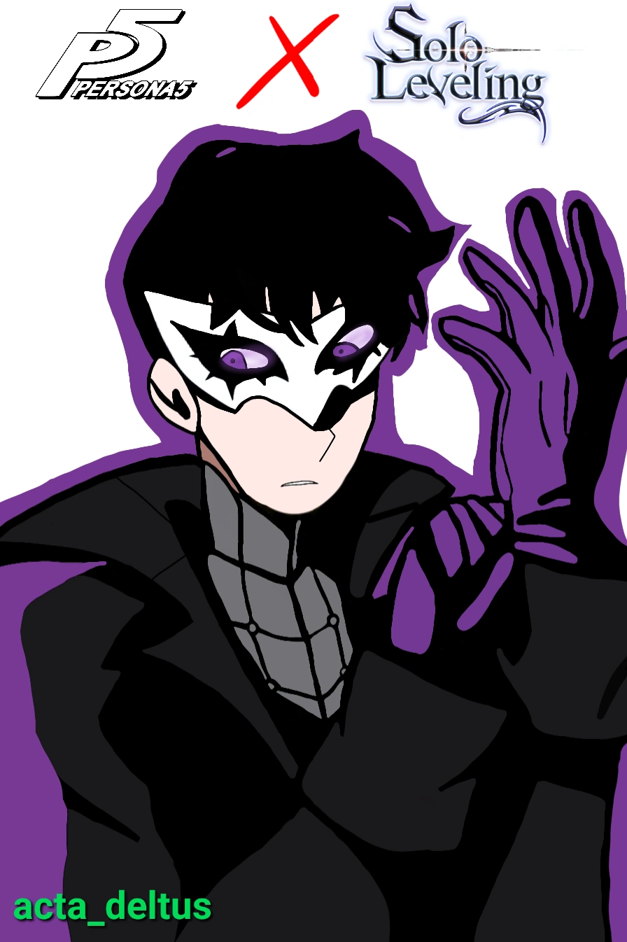 Persona x Solo Leveling, art by acta_deltus | Fandom