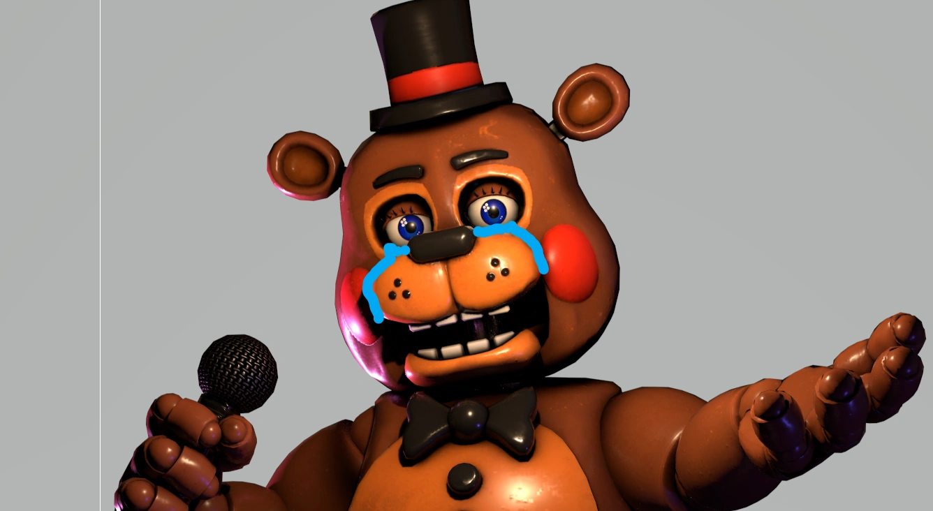 See my children, this is what happens when you call toy Freddy fat ...