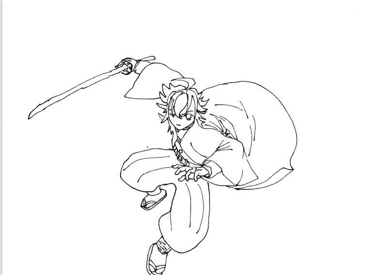 Drawing based of that one hair in demonfall | Fandom