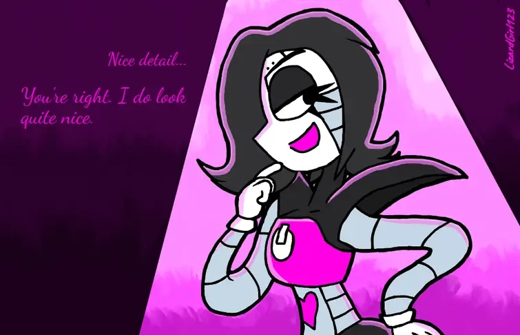 LizardGirl123's fanart of Mettaton EX from Undertale (NOT by me) | Fandom