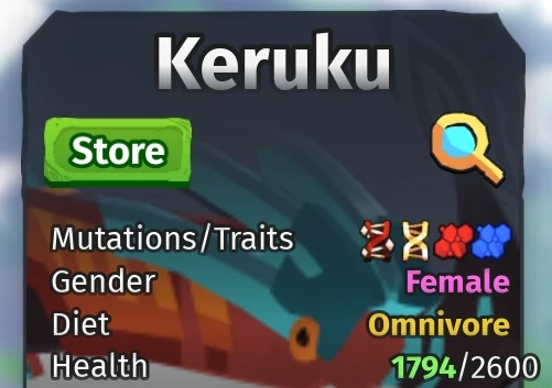 Auctioning Female Blood Moon-Glimmer Keruku Mut With Dmg/Stam traits ...