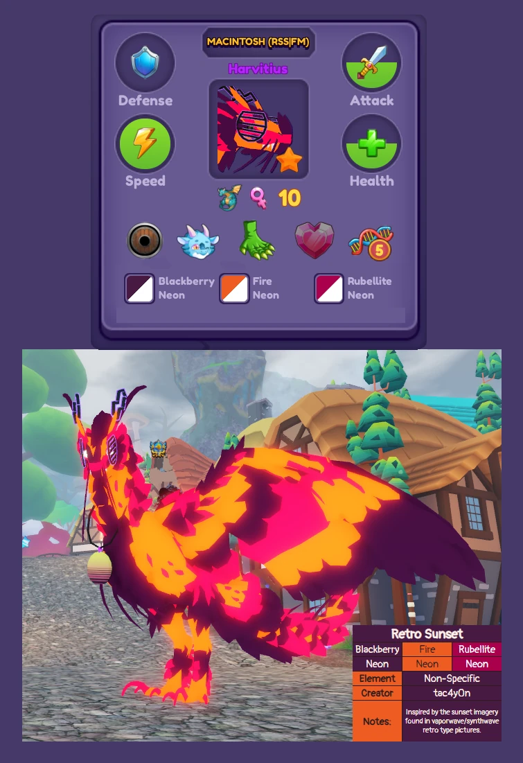 what is the retro sunset (?) theme colors if thats a theme-) | Fandom