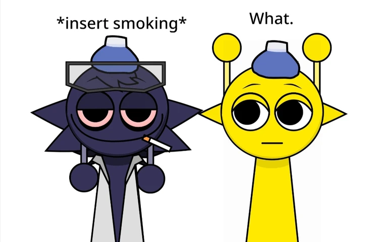 How i think N30N got his red eyes in sprunki quarantine bc seavont and ...