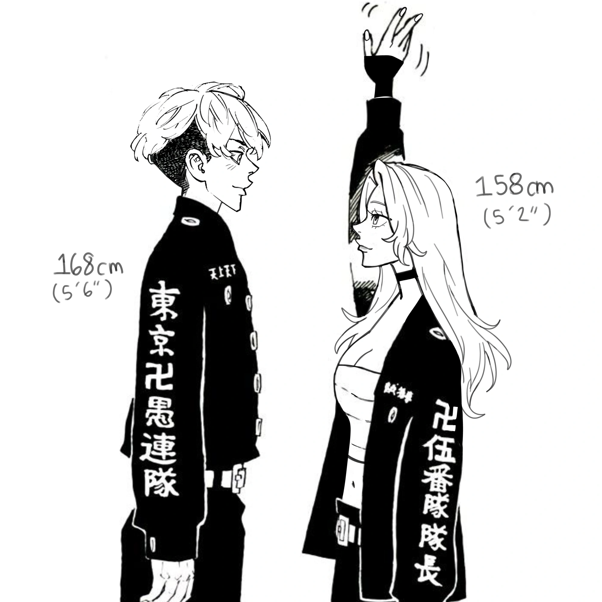 kifuyu comparing their heights!! | Fandom