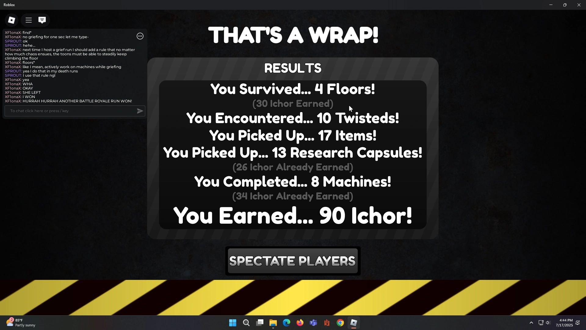 Not to brag but Death Run Win Streak: +2 | Fandom