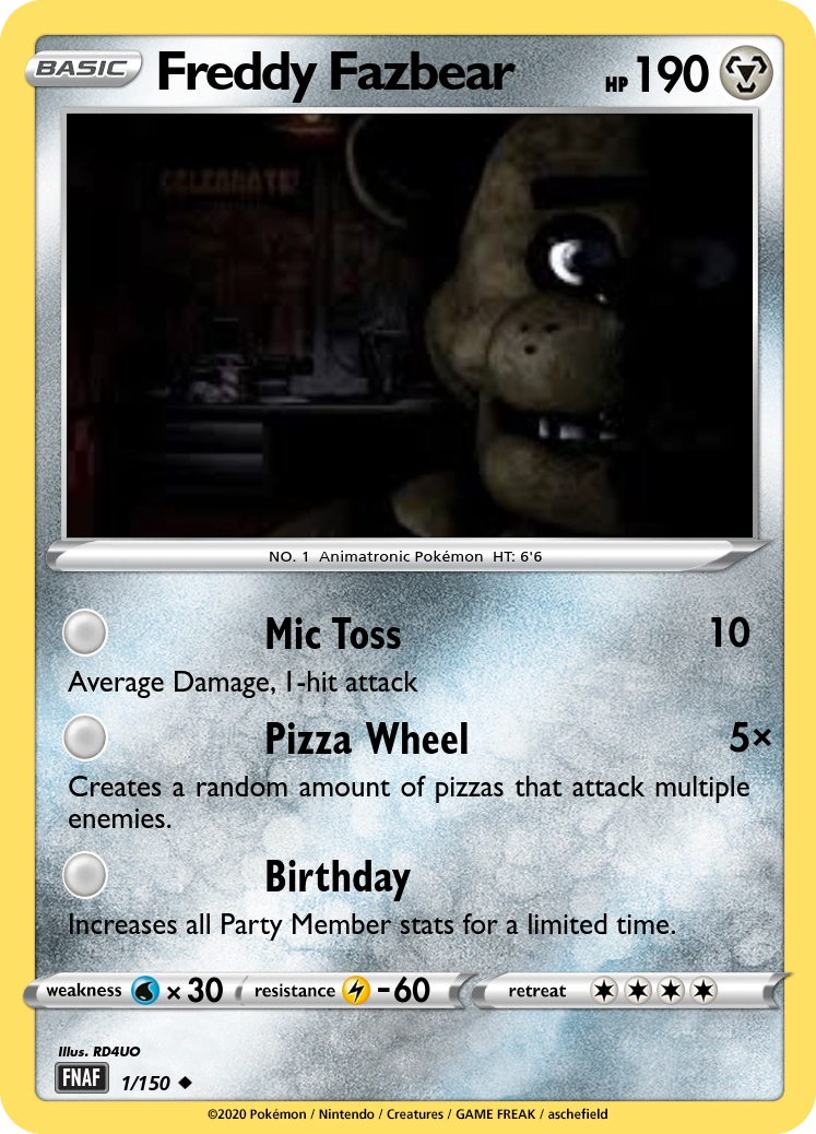 Cool FNAF Pokemon cards i made. | Fandom