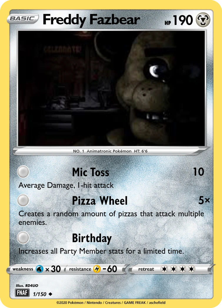 Cool FNAF Pokemon cards i made. | Fandom