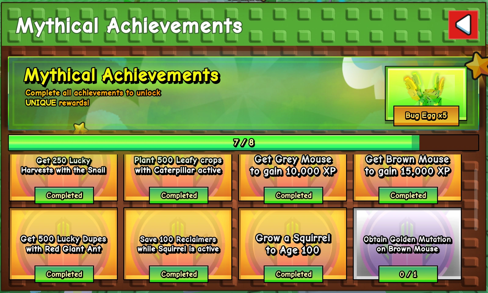 GOLDEN BROWN MOUSE ACHIEVEMENT | Fandom