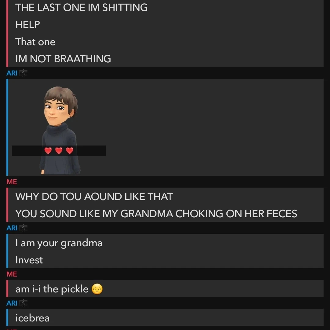 average conversation between me and my friends | Fandom