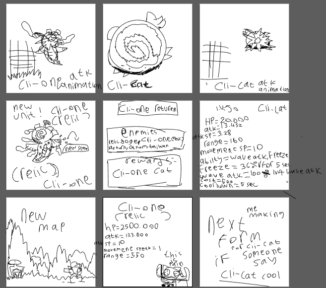 Cli-cat new unit and Cli-one (relic) new enemy and new stage!! return ...