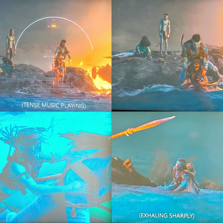 Avatar: The Way Of Water- Jake and Spider riding together to find Kiri ...