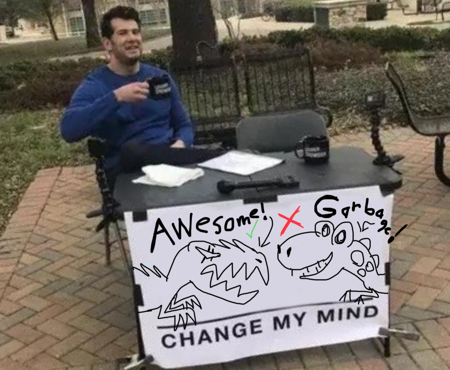 Hot take: Edgy awesome bro dinosaurs will always be better than goofy ...