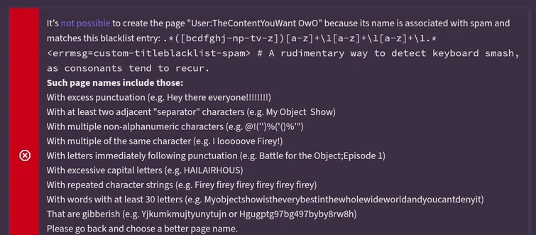 I just can't update my profile page? | Fandom
