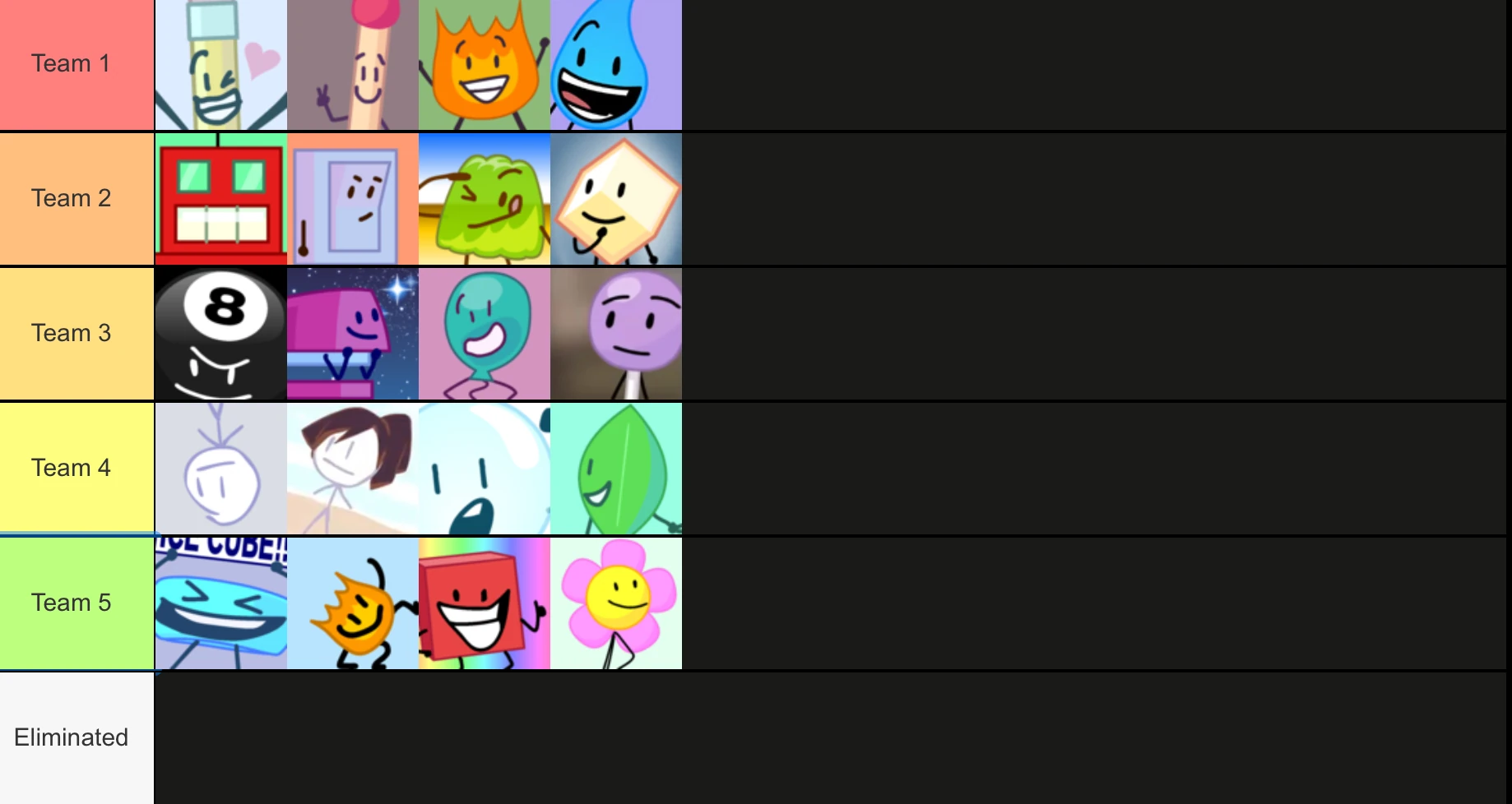 Battle For BFB Voting 1 | Fandom