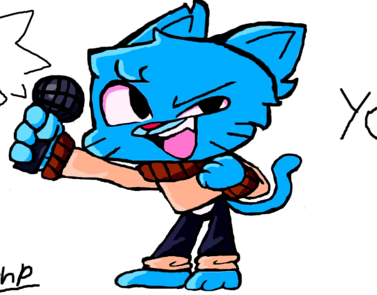 Gumball in FNF (Art by me) | Fandom