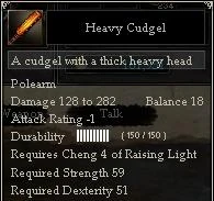 Heavy Cudgel | 9dragons Wiki | Fandom