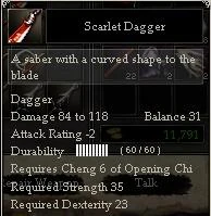 Scarlet Dagger | 9dragons Wiki | Fandom