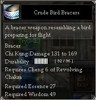 Crude Bird Bracers | 9dragons Wiki | Fandom