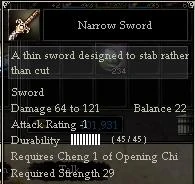 Narrow Sword | 9dragons Wiki | Fandom