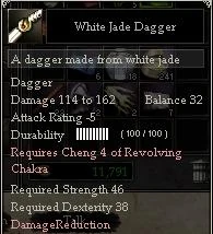 White Jade Dagger | 9dragons Wiki | Fandom