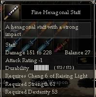 Fine Hexagonal Staff | 9dragons Wiki | Fandom