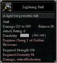 Lightning Staff | 9dragons Wiki | Fandom