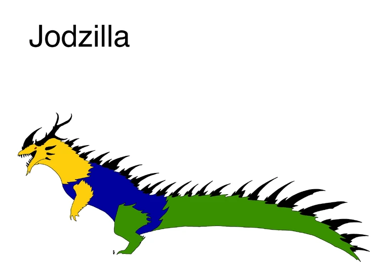 Jodzilla (Jeff + Godzilla) redesign | Fandom