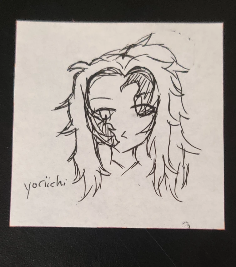 Yoriichi pen doodle | Fandom