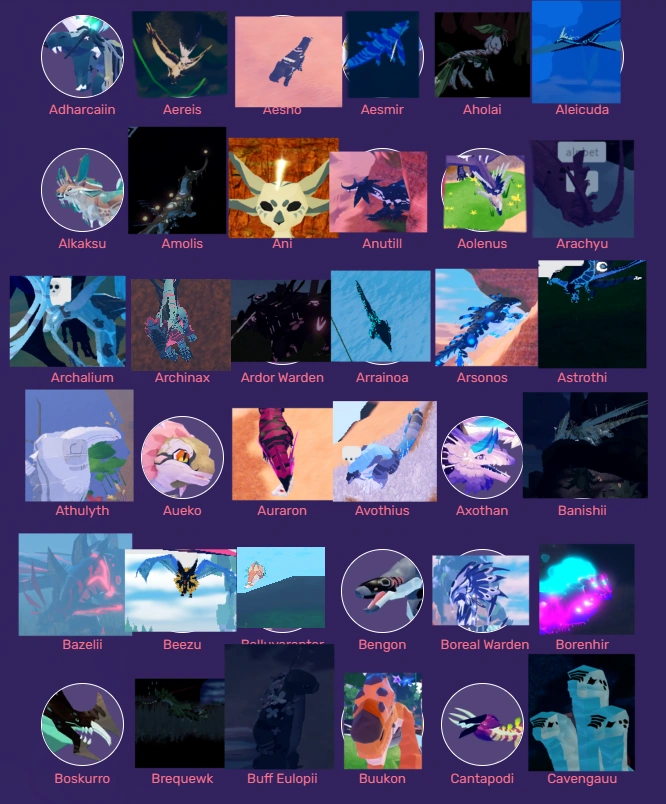 Trying to find all creatures in game part 3 (over 100 creatures added ...