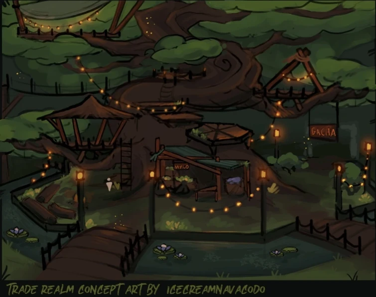 New Aquatic Arachyu and more Trade Realm revamp art! | Fandom