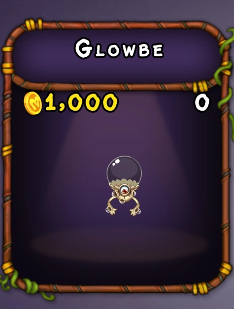 i just realized that glowbe is a 0 element monster, is it a decoration ...