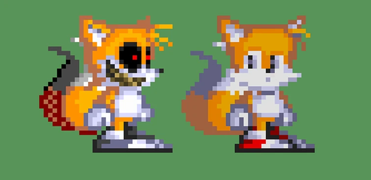 Bored so i'm gonna show more sprite edits i made for my Tails X i made ...