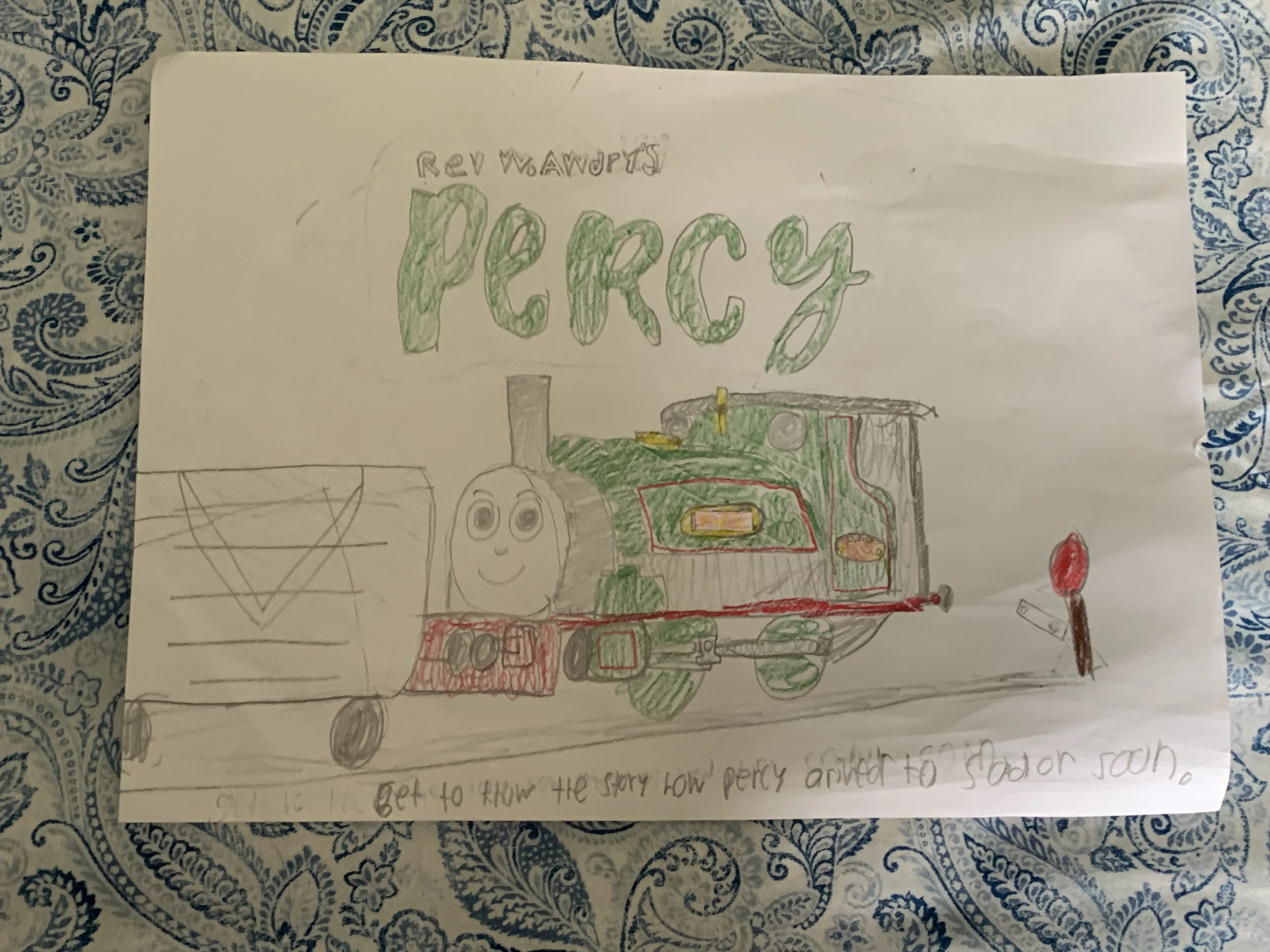 Rev W Awdry’s Percy Poster | Fandom