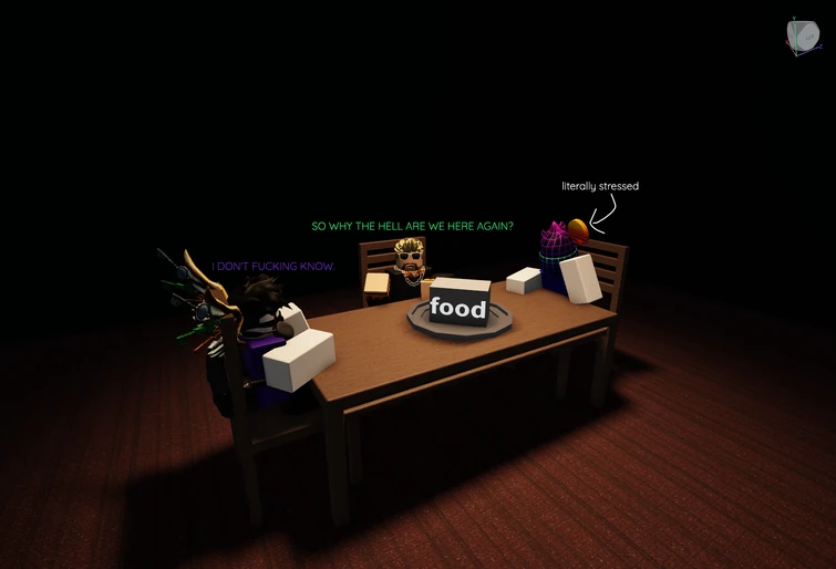 comically large dinner | Fandom