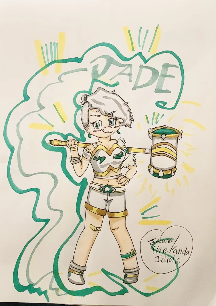 Drawing Jade Then -> Now | Fandom