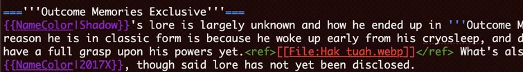 Discuss Everything About The unofficial Outcome Memories Wiki | Fandom