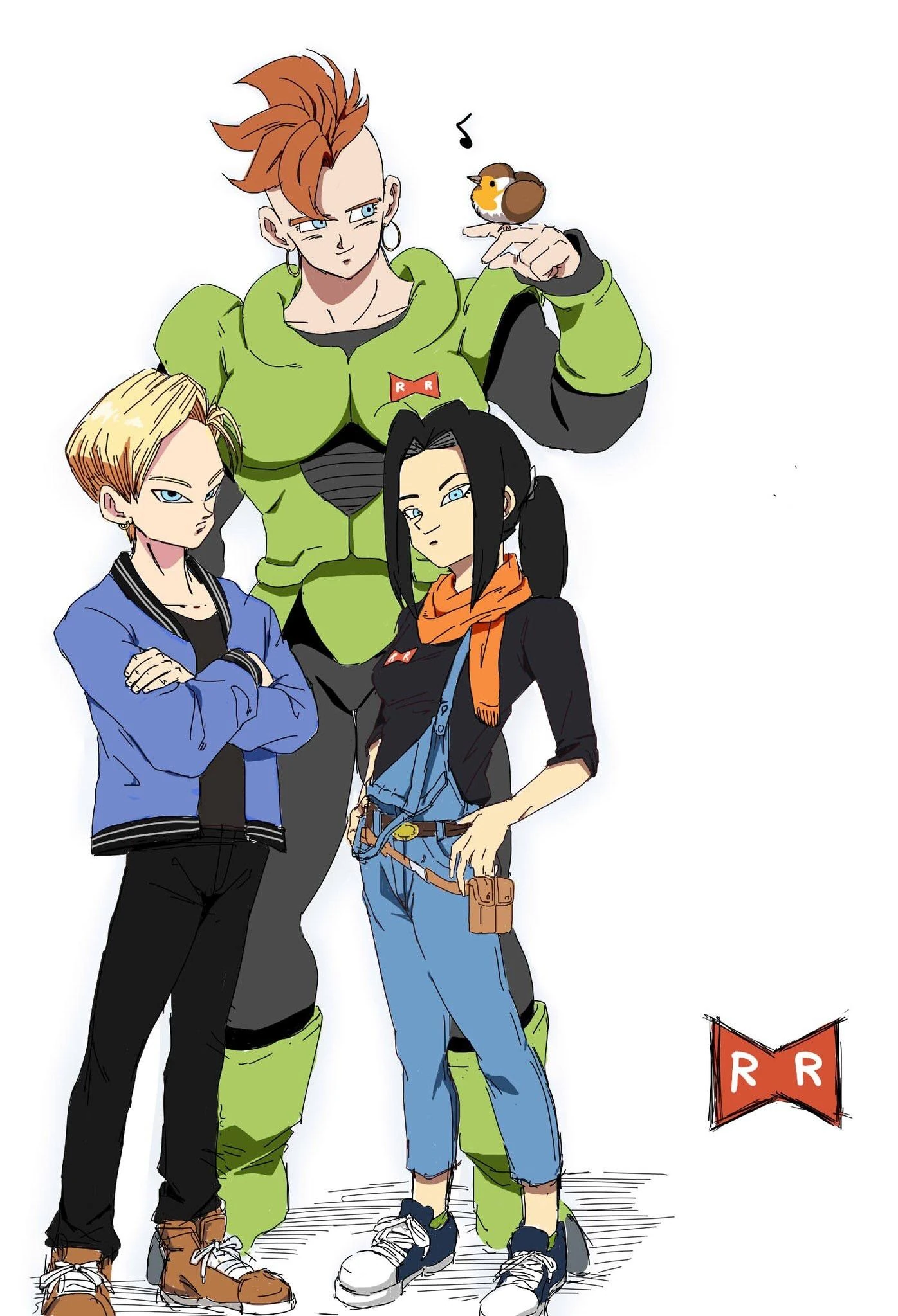genderswap of the android trio | Fandom