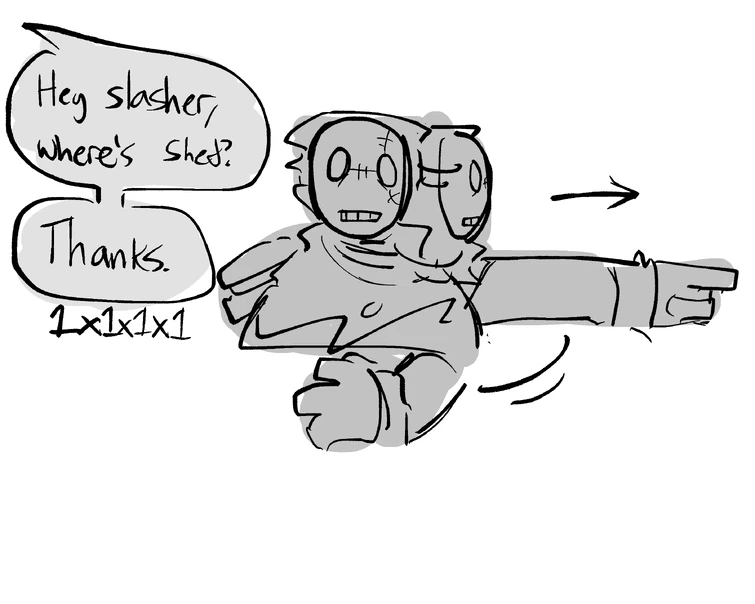 Slasher doodles before I go honk shoo mimimi | Fandom