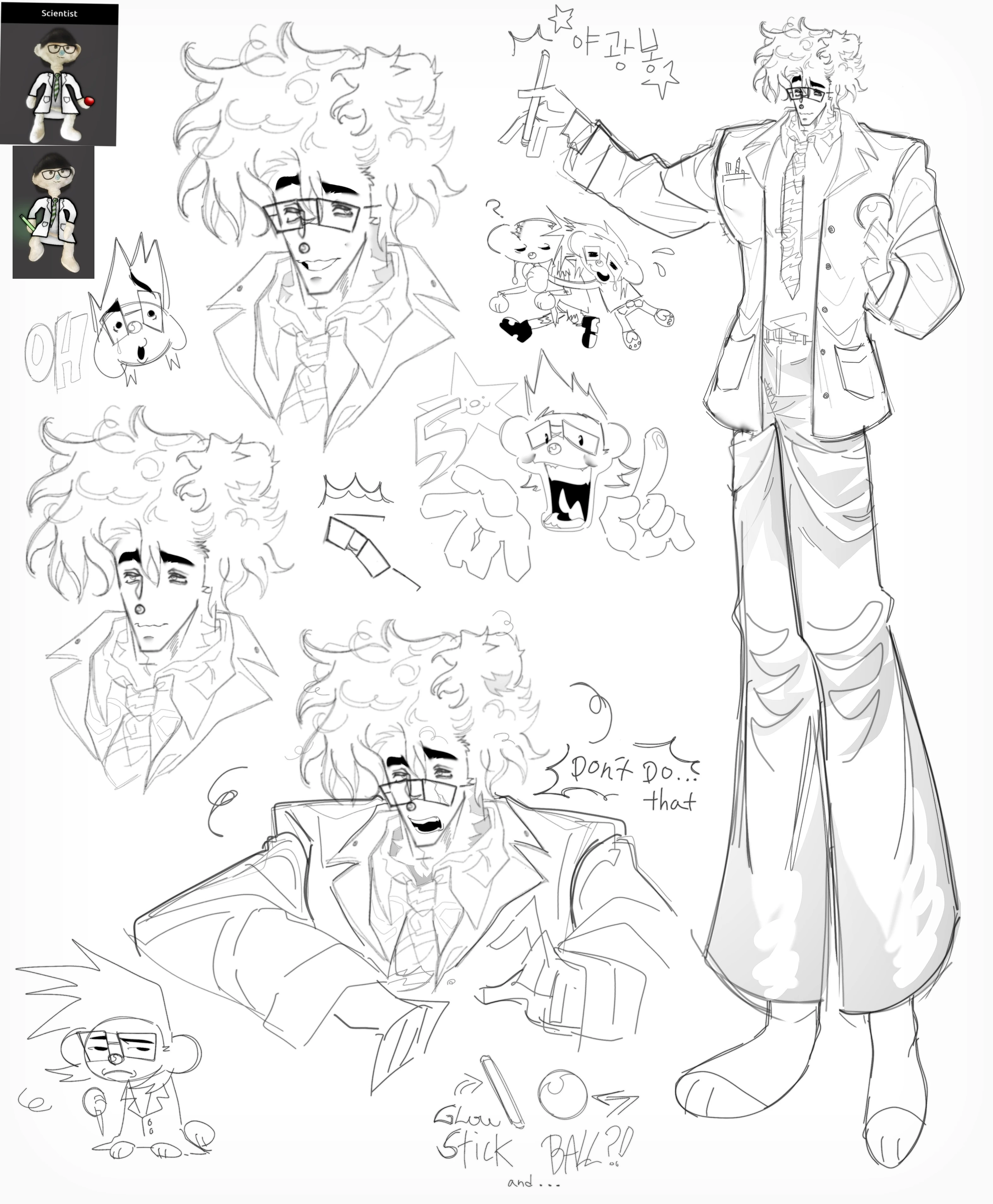 Scientist 🤓🫸 (sketch) | Fandom