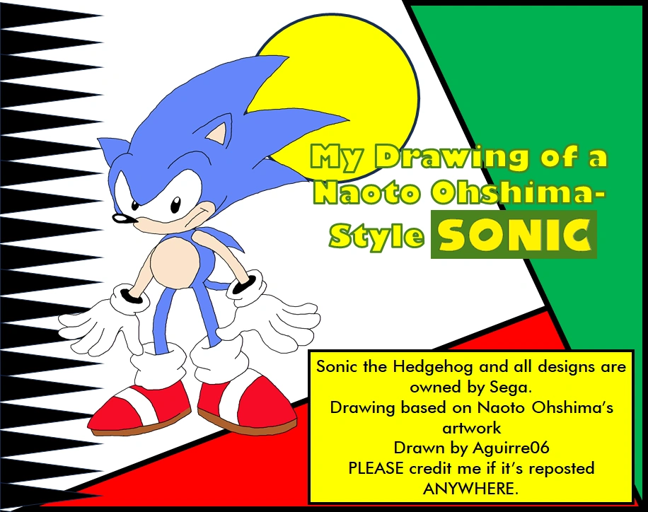 Naoto Ohshima-Style Sonic | Fandom