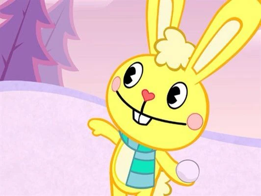 Cuddles looks so cute with a scarf | Fandom