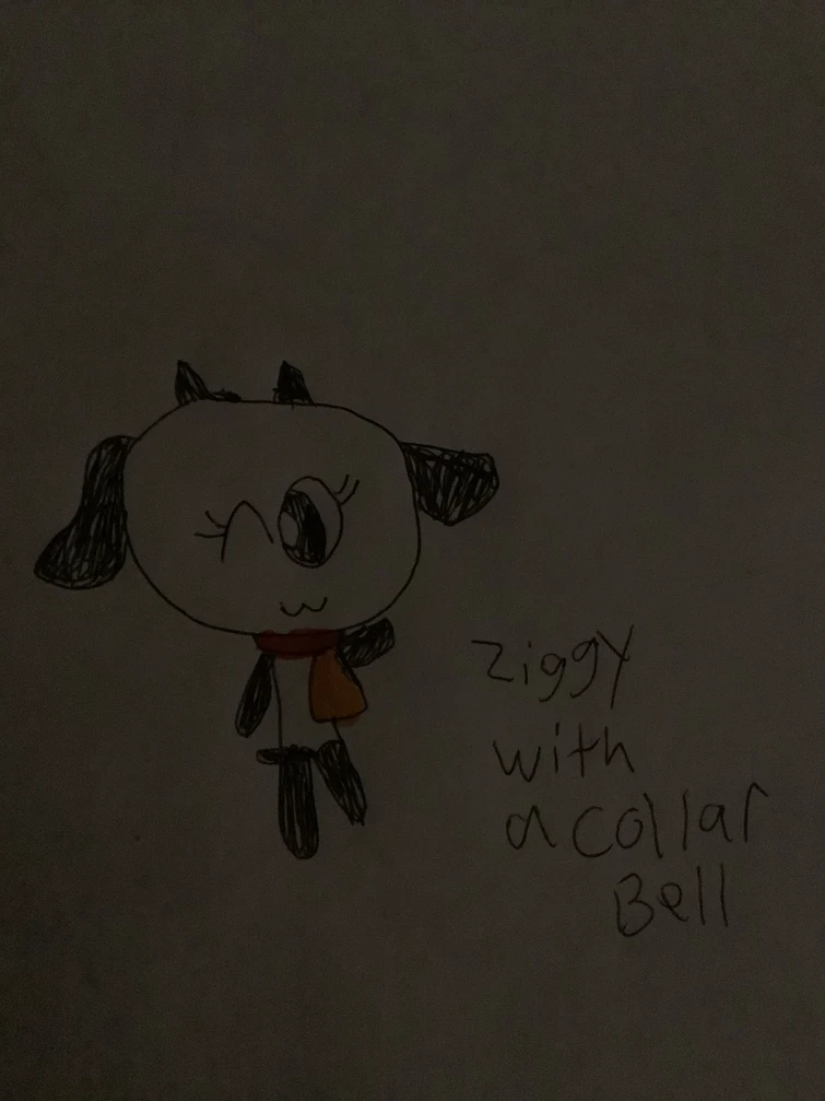 Ziggy wearing a bell collar | Fandom