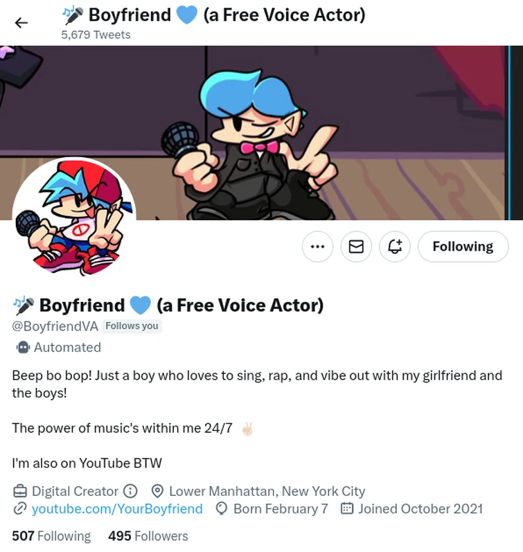 He's on twitter | Fandom